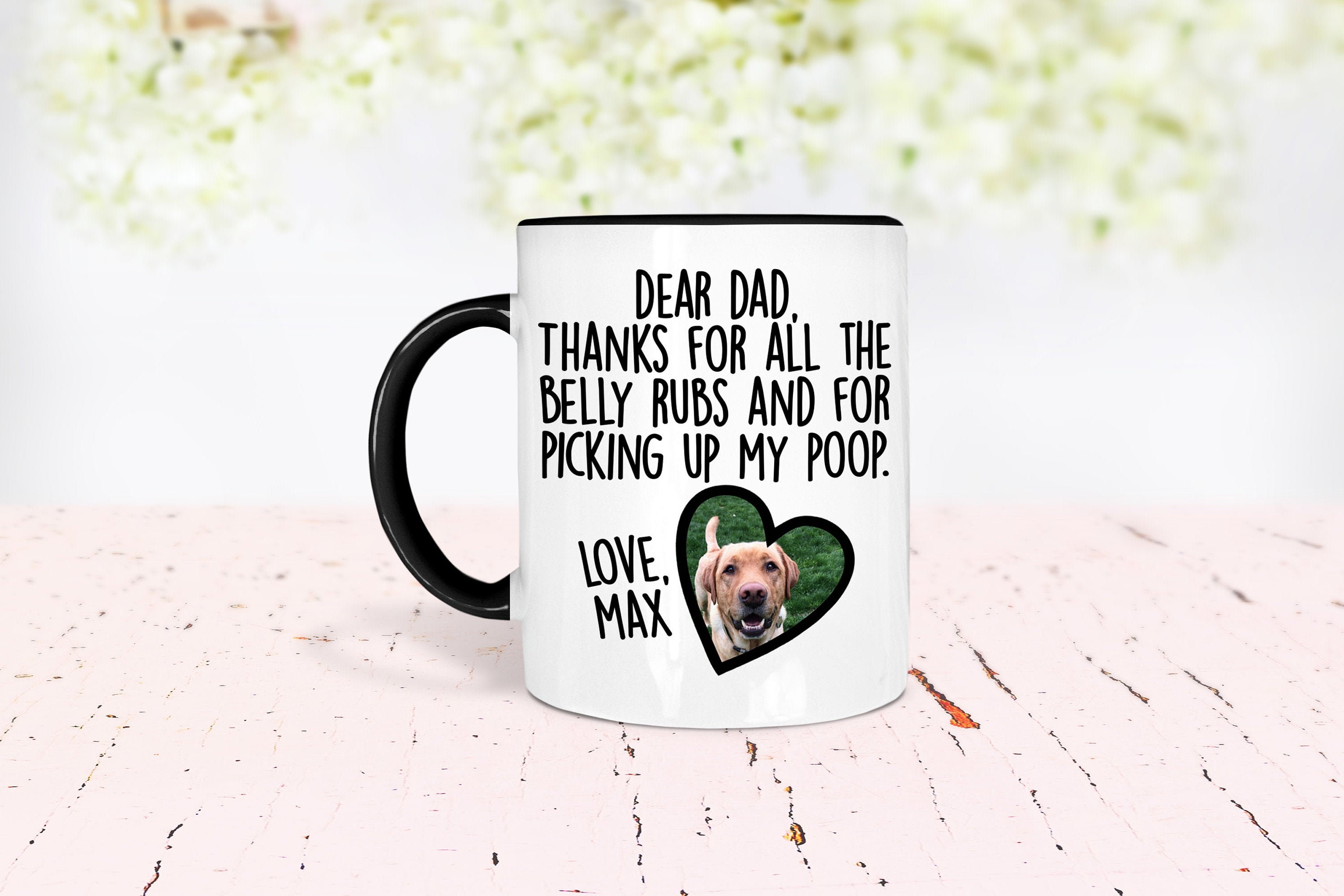 Dog Dad Mug Personalized Dog Dad Gift From Dog Dad Gift From | Etsy