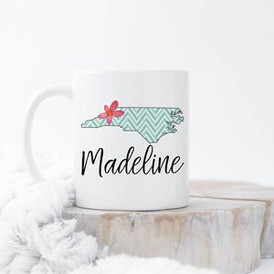 Custom Home State Mug Custom North Carolina Mug North - Etsy