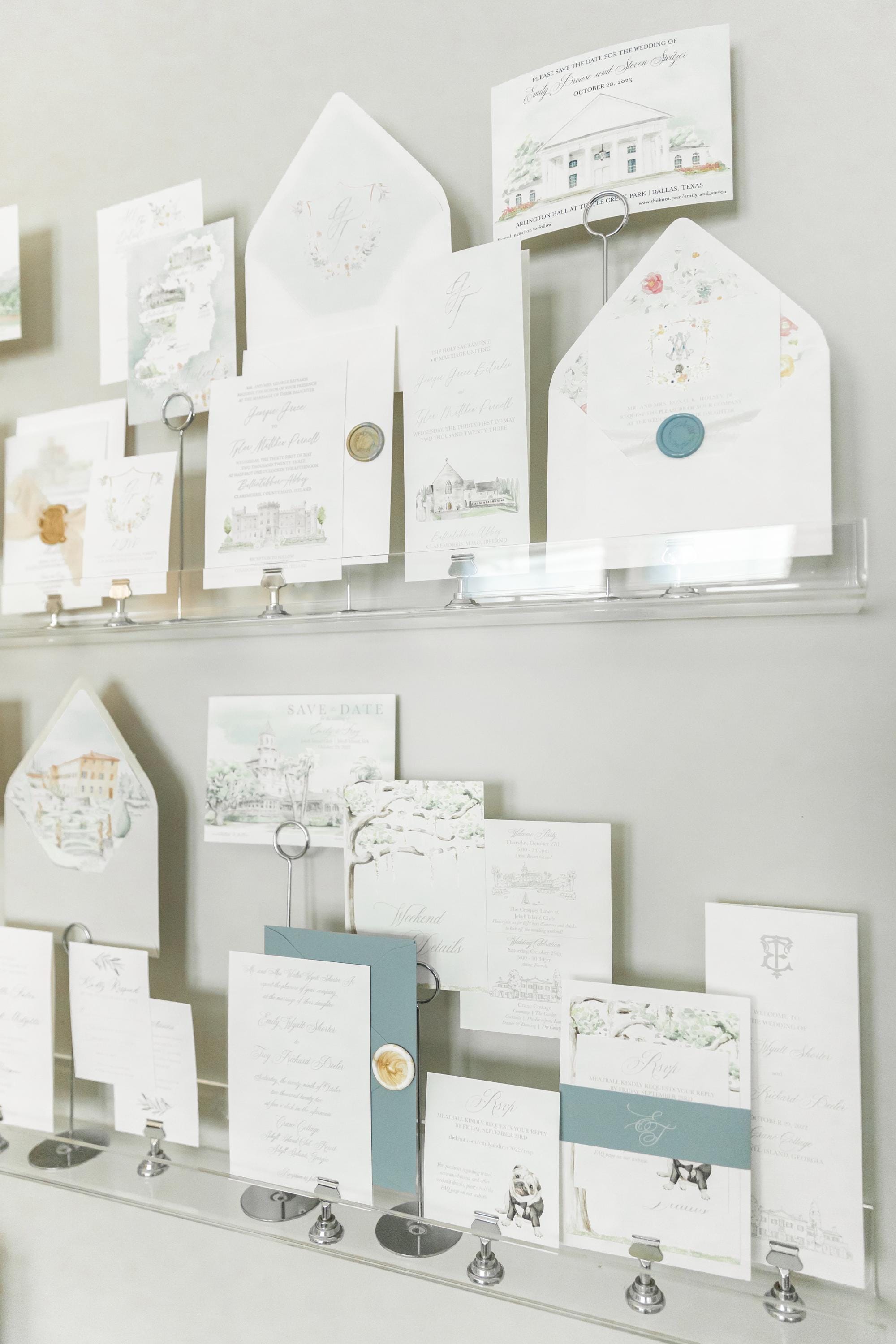 Mackey House Watercolor Venue Liner: Savannah Wedding Invitation ...