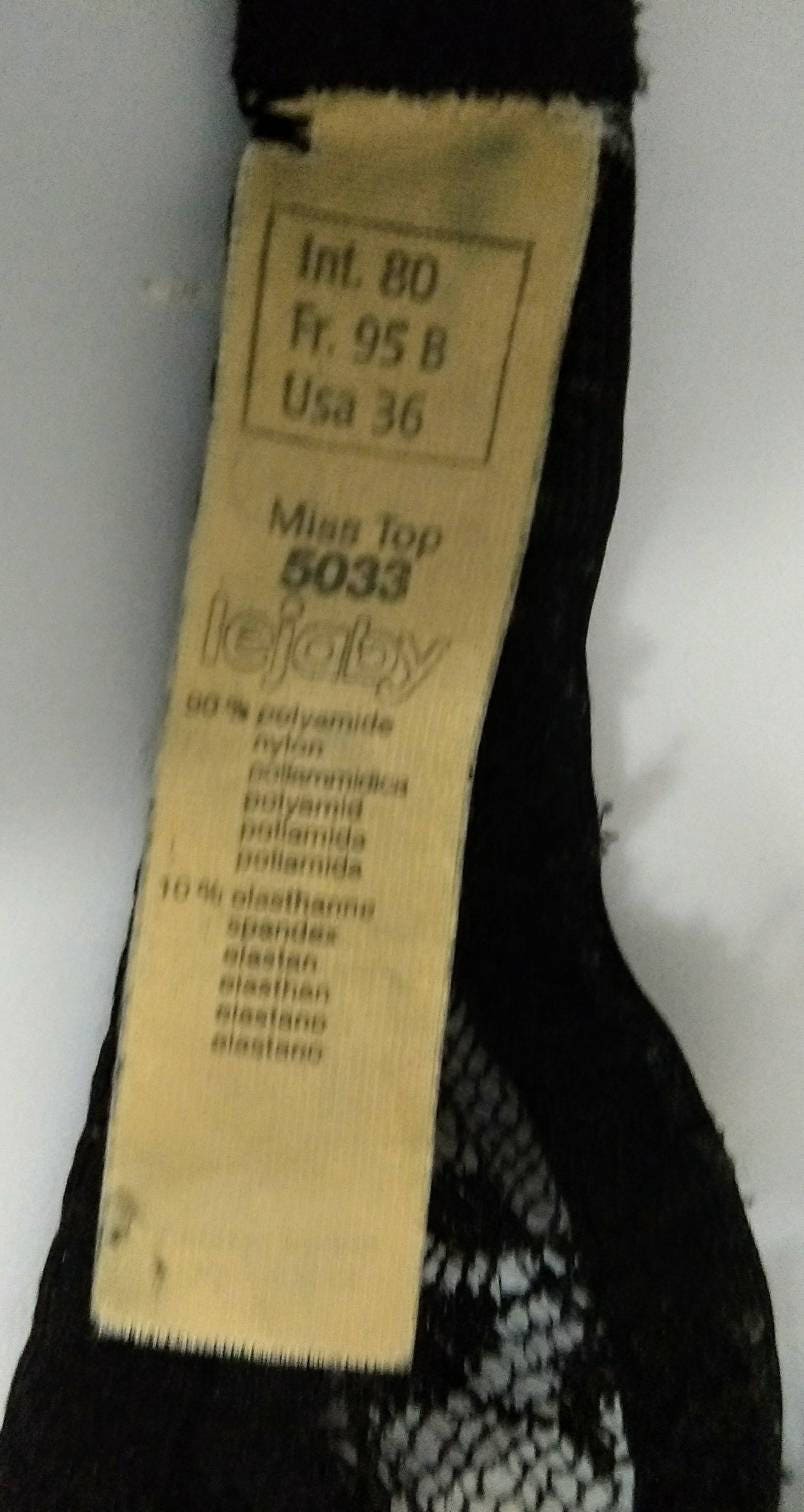 Lejaby Black Lace & Satin Bra Made in France - Etsy
