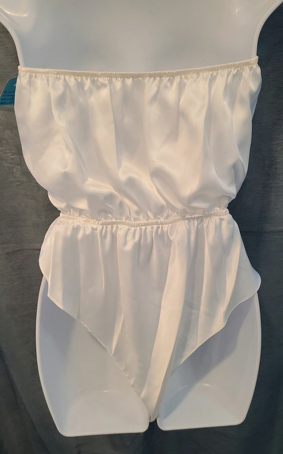 Flora Nikrooz White Strapless Teddy Alencon Lace, Seq… - Gem