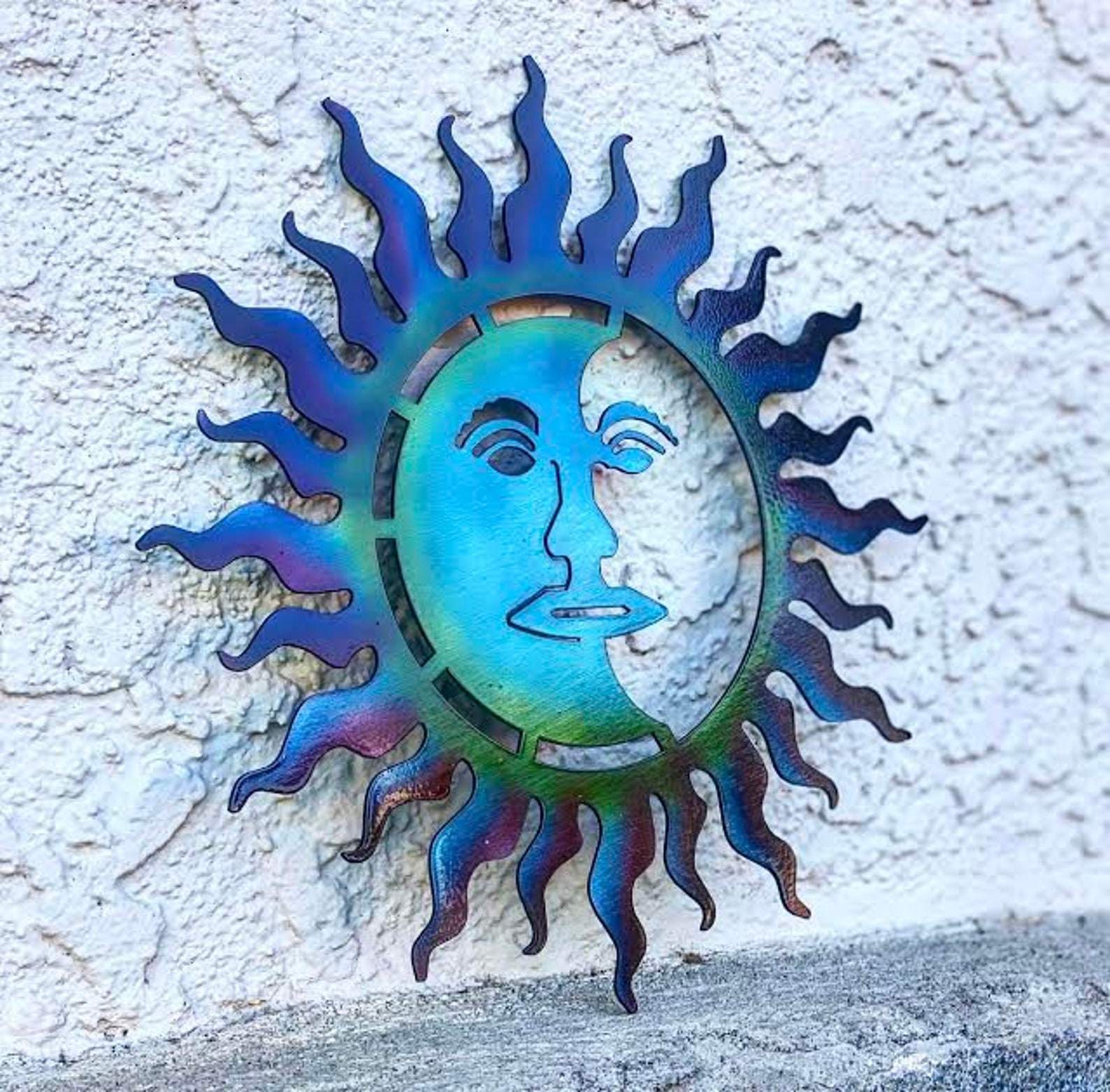 Metal Sun Laser Cut Metal Sun Laser Cut Wall Art Wall Art | Etsy