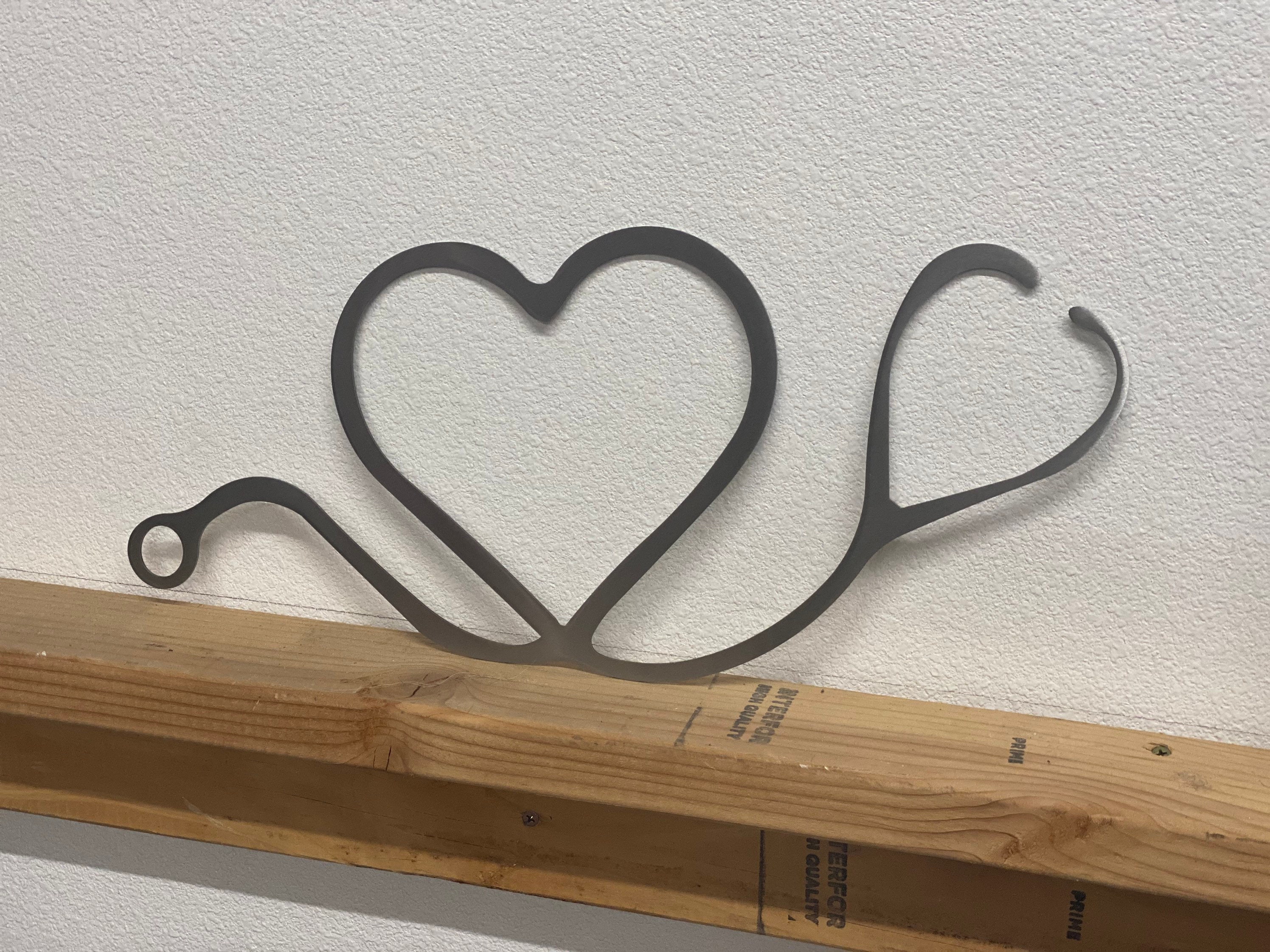 Nurse Heart Metal Wall Art Nurse Wall Art Nurse Home Decor | Etsy