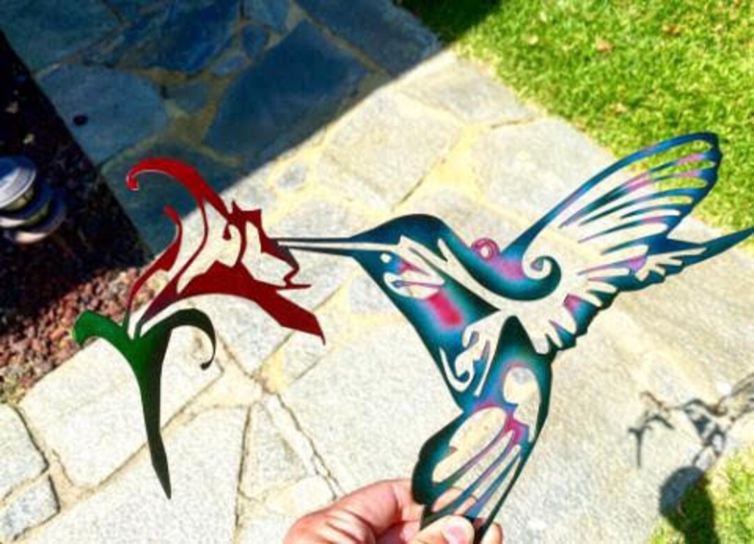 Metal Hummingbird, Hummingbird, Metal Wall Art, Metal Wall Decor, Metal ...