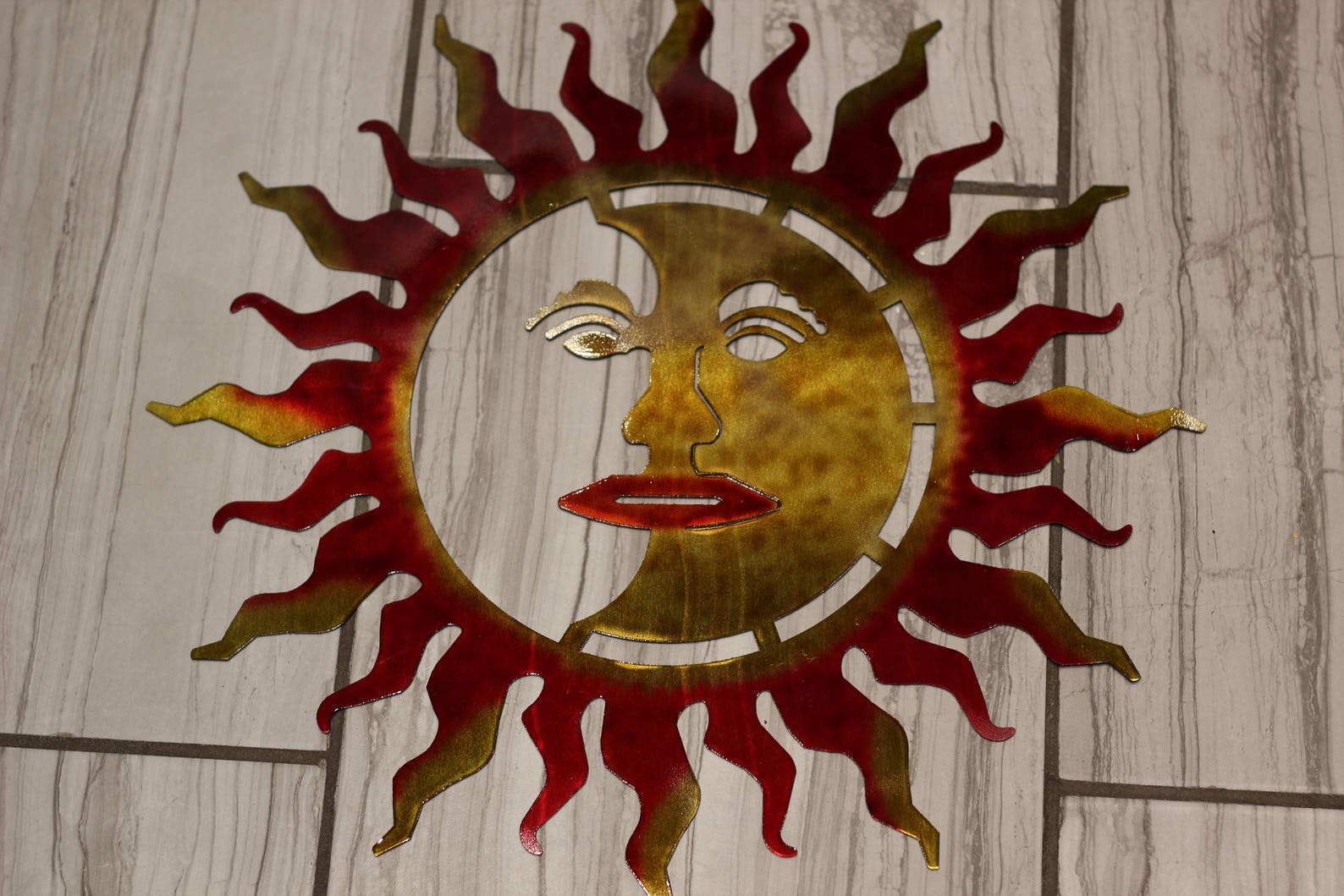 Metal Sun Laser Cut Metal Sun Laser Cut Wall Art Wall Art | Etsy