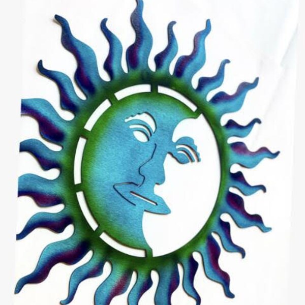 Metal Sun Wall Art - Etsy