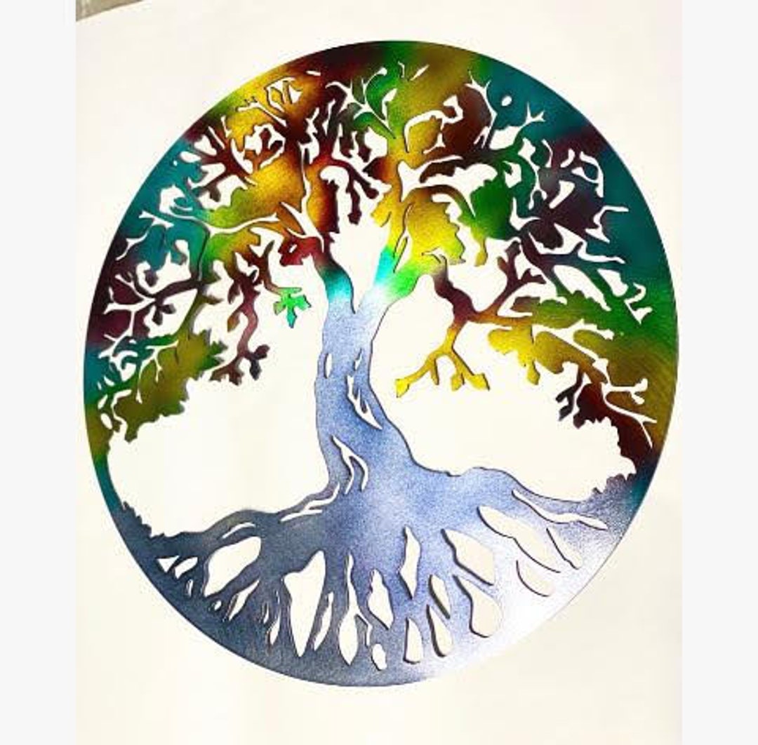 Levensboom, koperen levensboom, Metal Wall Art, Metal Art, stedelijke kunst, stedelijke ...