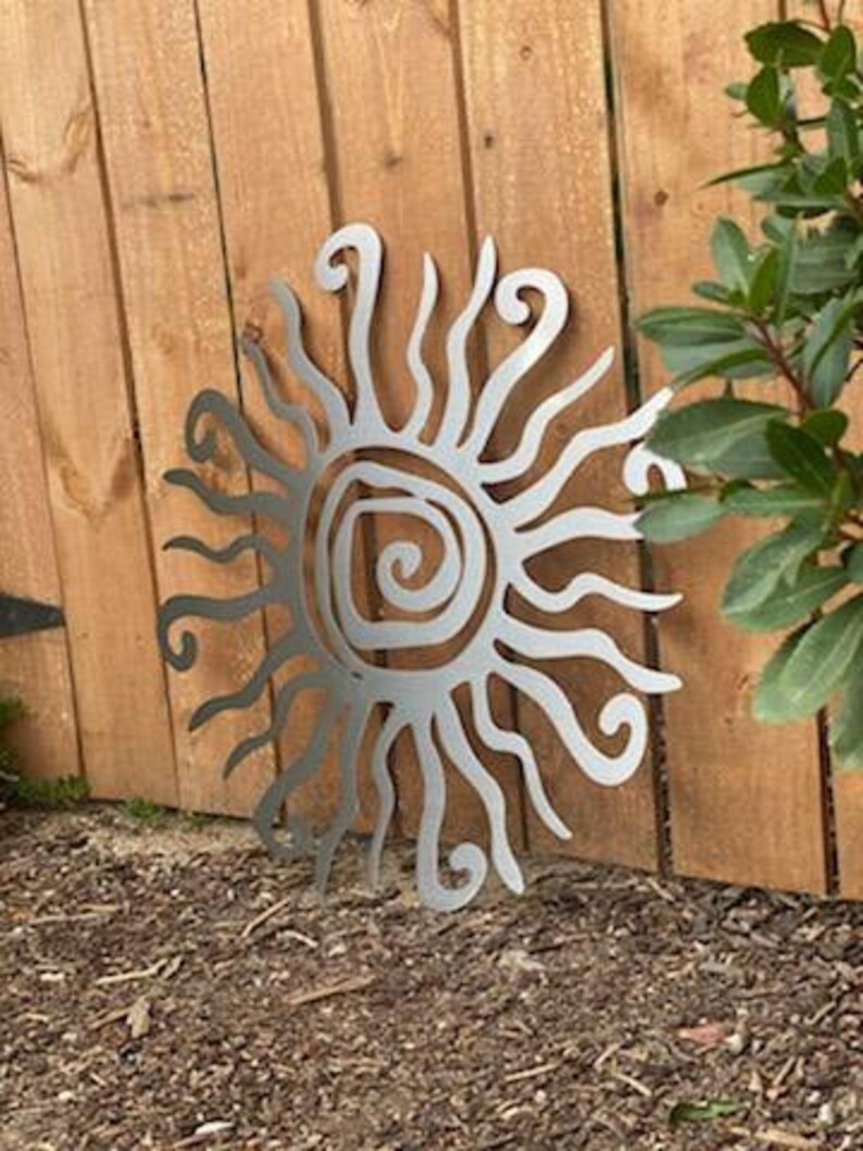Metal Sun Wall Art Sun Art Sun and Moon Art Rustic Sun Art - Etsy