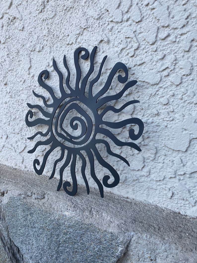 Metal Sun Laser Cut Metal Sun Laser Cut Wall Art Wall - Etsy