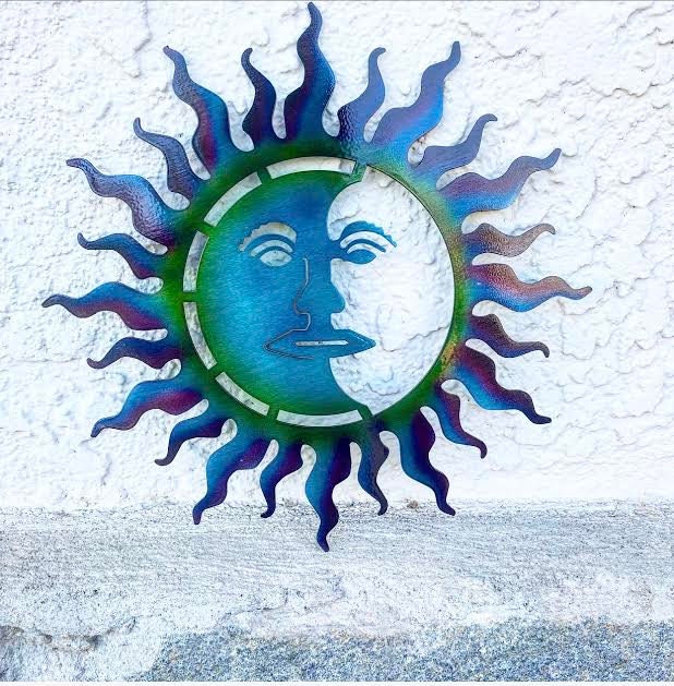 Metal Sun Laser Cut Metal Sun Laser Cut Wall Art Wall Art | Etsy