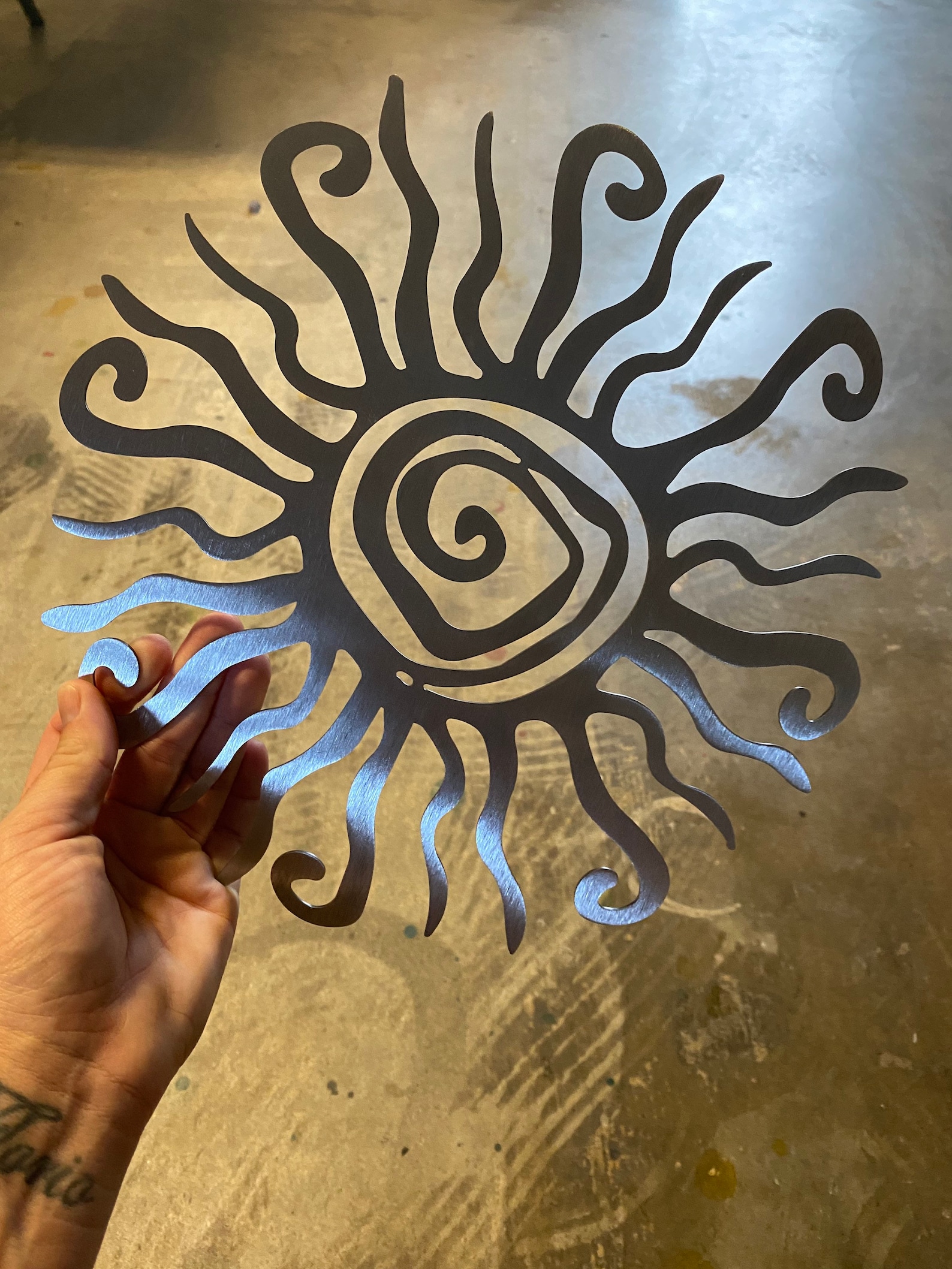 Metal Sun Laser Cut Metal Sun Laser Cut Wall Art Wall - Etsy