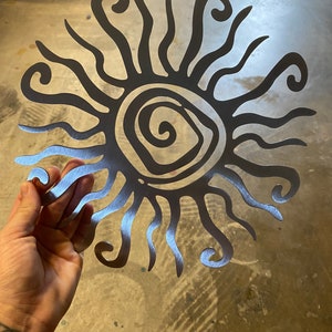 Metal Sun, Laser Cut Metal Sun, Laser Cut Wall Art, Wall , Wall Decor ...