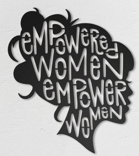 Empowered Woman Metal Sign the Future is Female Metal Sign | Etsy