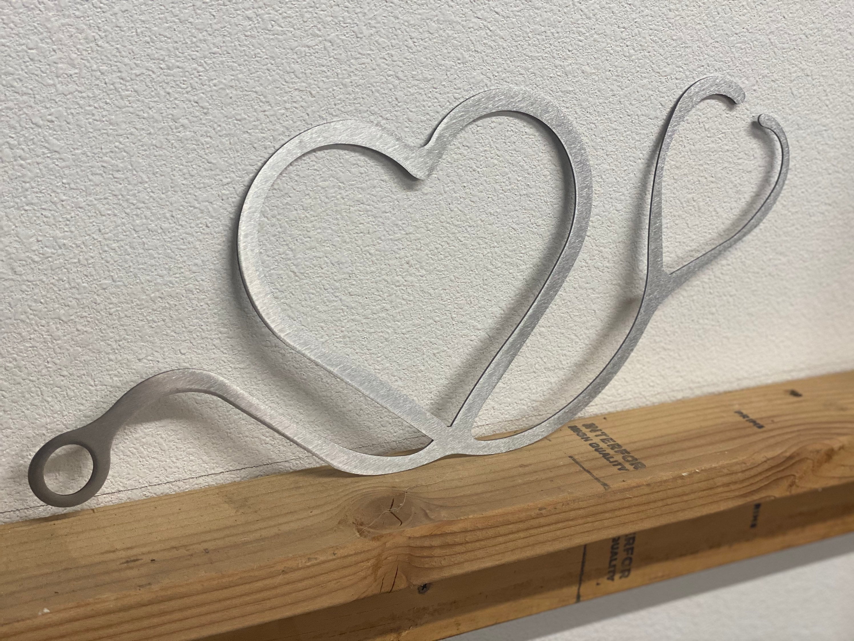 Nurse Heart Metal Wall Art Nurse Wall Art Nurse Home Decor | Etsy