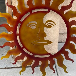 Metal Sun, Laser Cut Metal Sun, Laser Cut Wall Art, Wall Art, Wall ...