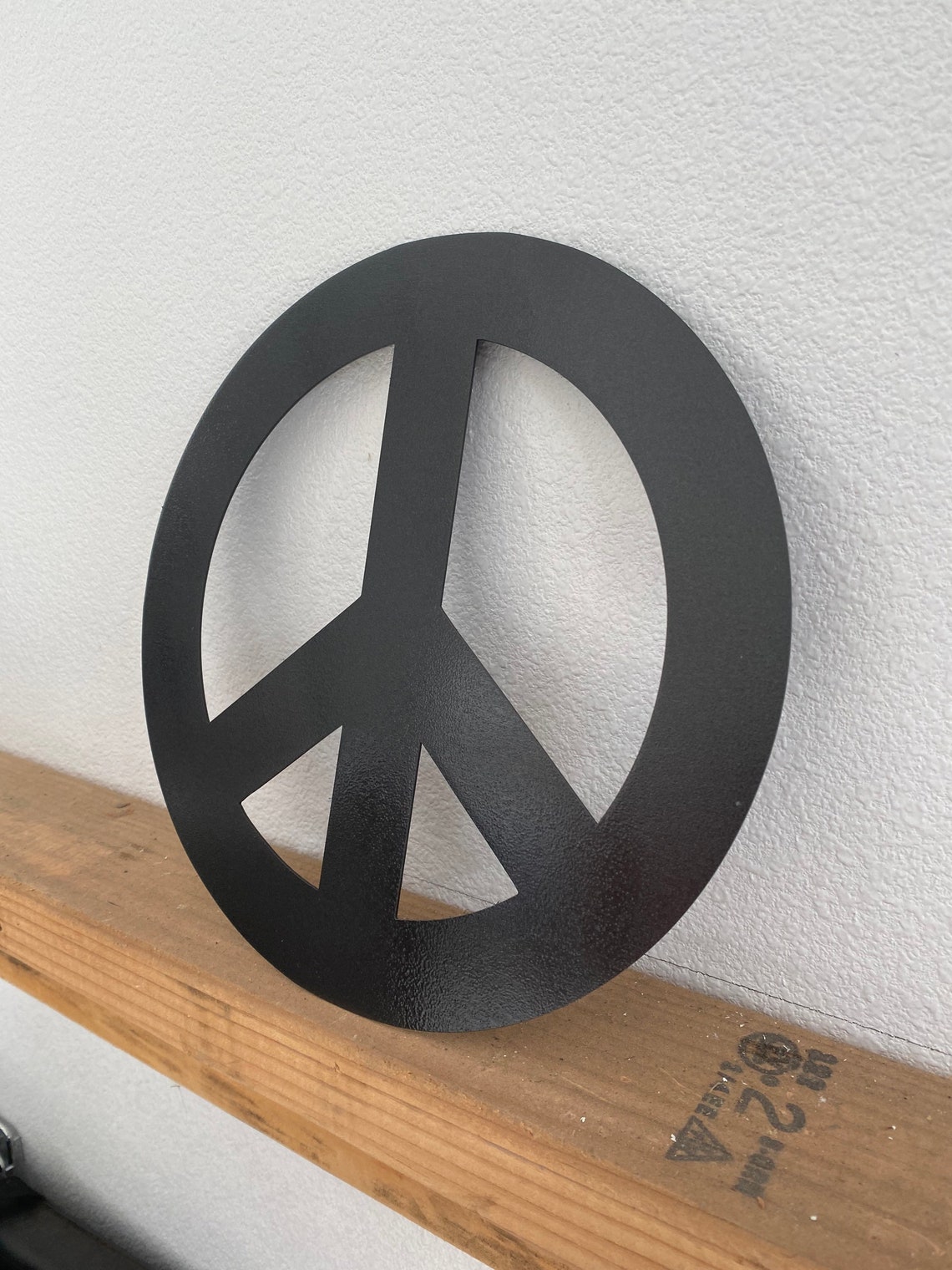 Metal Peace Sign Metal Peace Sign Wall Art Metal Wall Art - Etsy