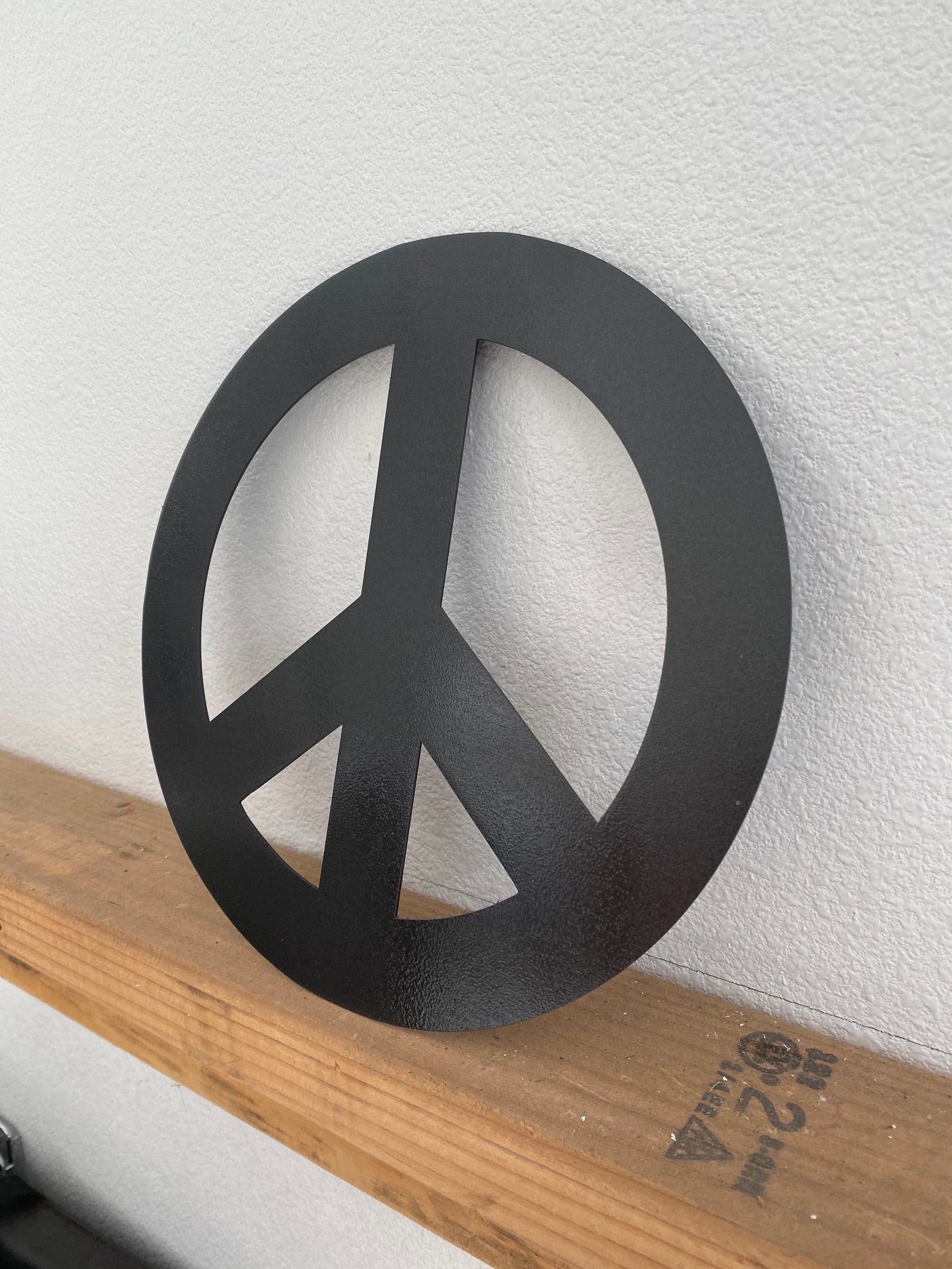 Metal Peace Sign Metal Peace Sign Wall Art Metal Wall Art - Etsy