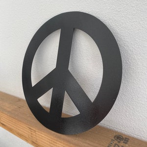 Metal Peace Sign, Metal Peace Sign Wall Art, Metal Wall Art, Wall Art ...