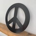 Metal Peace Sign, Metal Peace Sign Wall Art, Metal Wall Art, Wall Art ...
