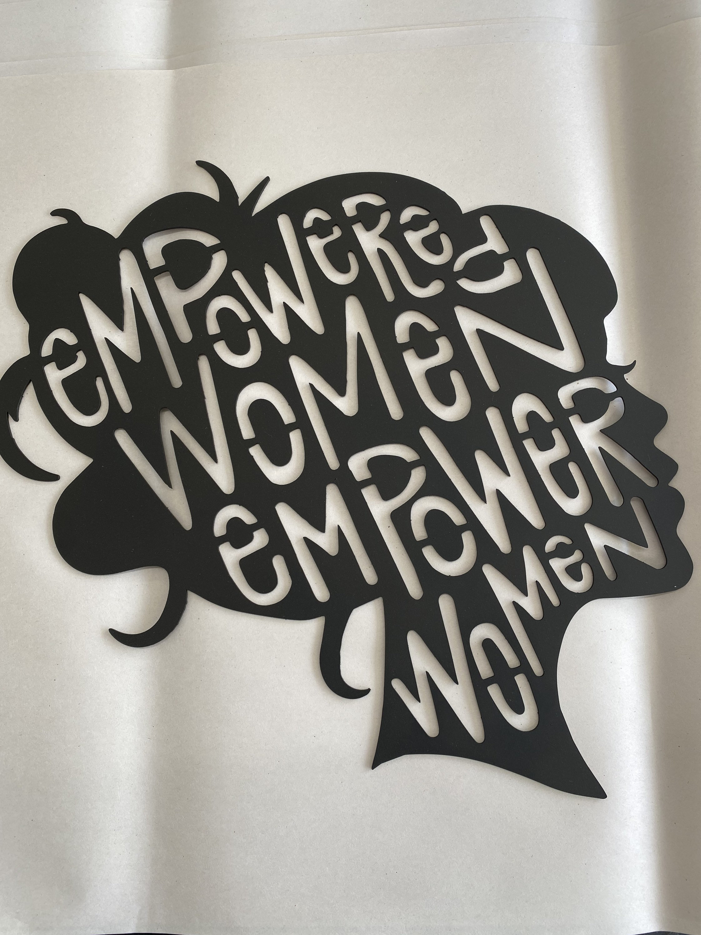 Empowered Woman Metal Sign the Future is Female Metal Sign | Etsy