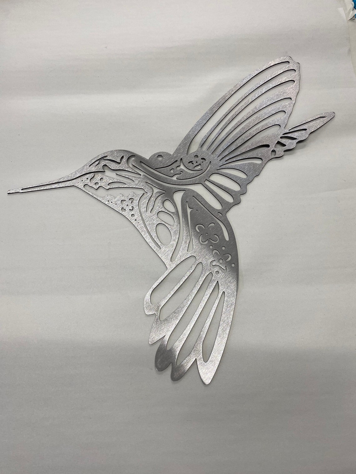 Metal Hummingbird Hummingbird Metal Wall Art Metal Wall - Etsy