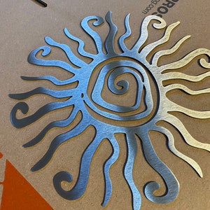 Metal Sun, Laser Cut Metal Sun, Laser Cut Wall Art, Wall , Wall Decor ...