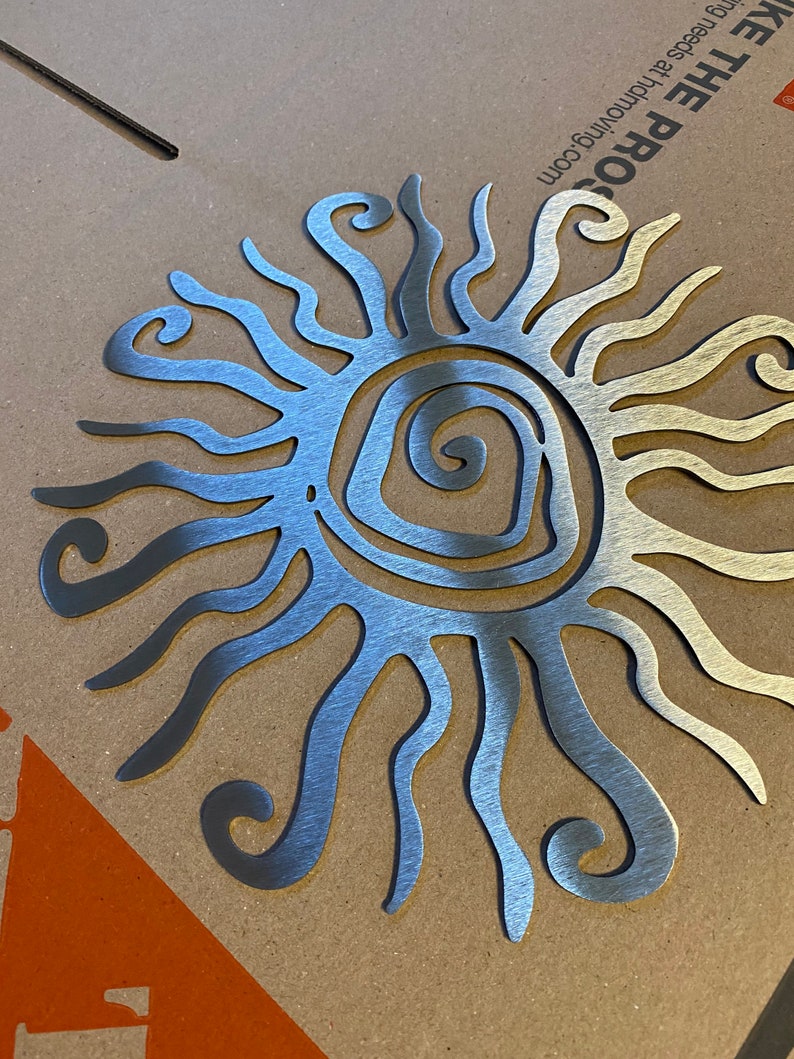 Metal Sun Laser Cut Metal Sun Laser Cut Wall Art Wall - Etsy