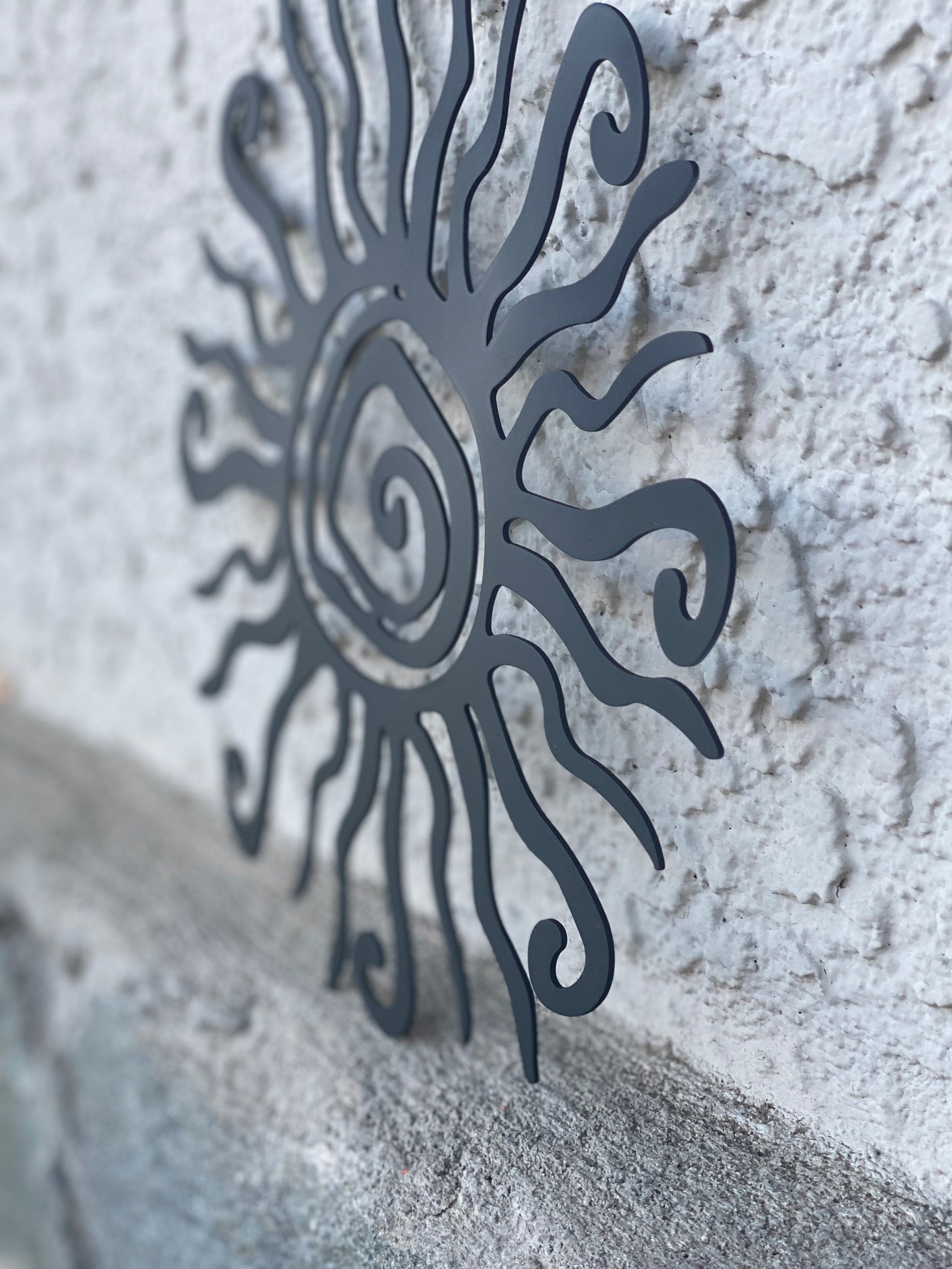 Metal Sun Laser Cut Metal Sun Laser Cut Wall Art Wall - Etsy