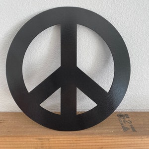 Metal Peace Sign, Metal Peace Sign Wall Art, Metal Wall Art, Wall Art ...