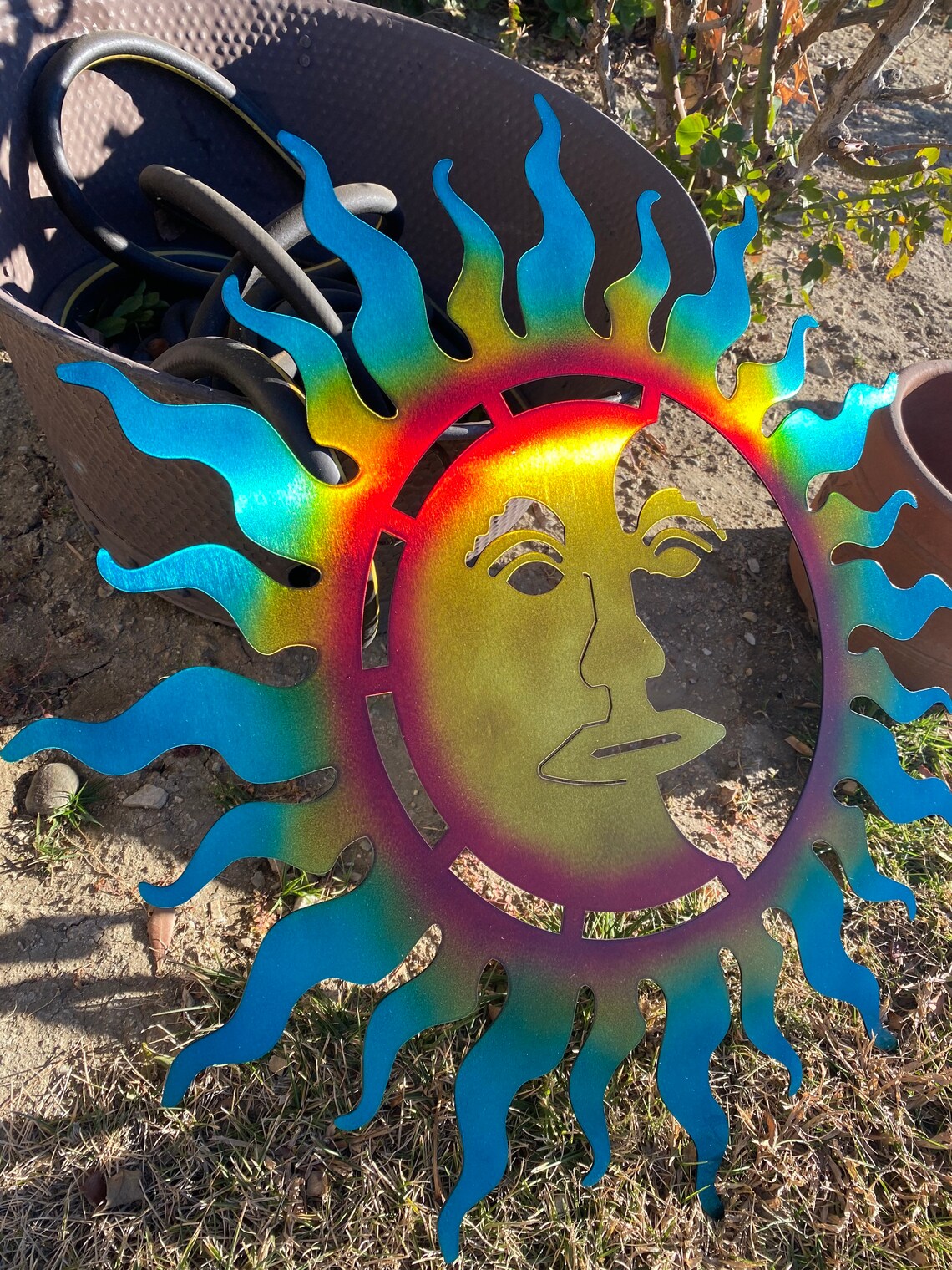 Metal Sun Laser Cut Metal Sun Laser Cut Wall Art Wall Art | Etsy