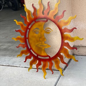 Metal Sun, Laser Cut Metal Sun, Laser Cut Wall Art, Wall Art, Wall ...