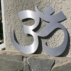 Metal OM Sign Wall Art, OM, Aum, Aum Art , Om Wall Art, Wall Art, Metal ...