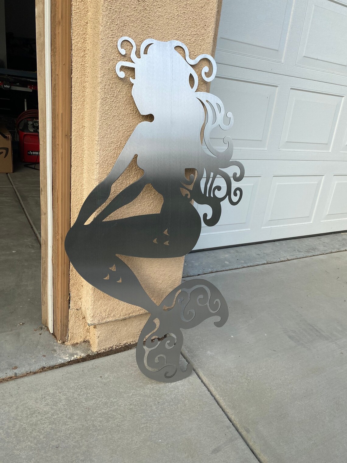 Mermaid Metal Wall Art Mermaid Under the Sea Metal Wall | Etsy