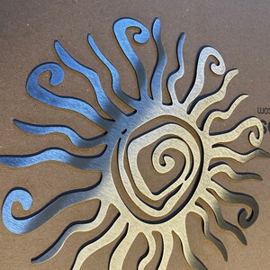 Metal Sun, Laser Cut Metal Sun, Laser Cut Wall Art, Wall , Wall Decor ...