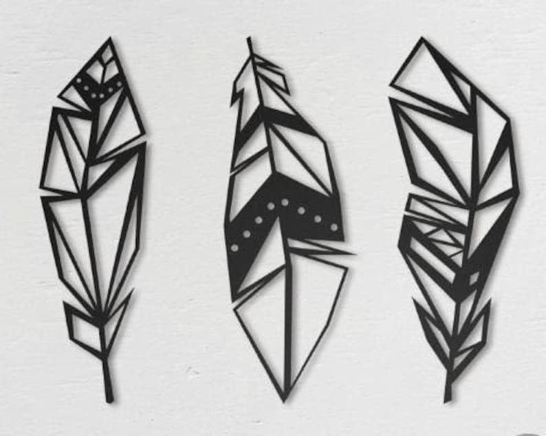 Feather Metal Wall Art, Metal Wall Art, Feather Art , Feathers ...