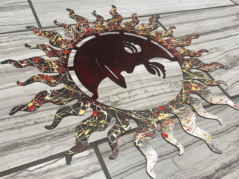 Metal Sun Laser Cut Metal Sun Laser Cut Wall Art Wall Art - Etsy