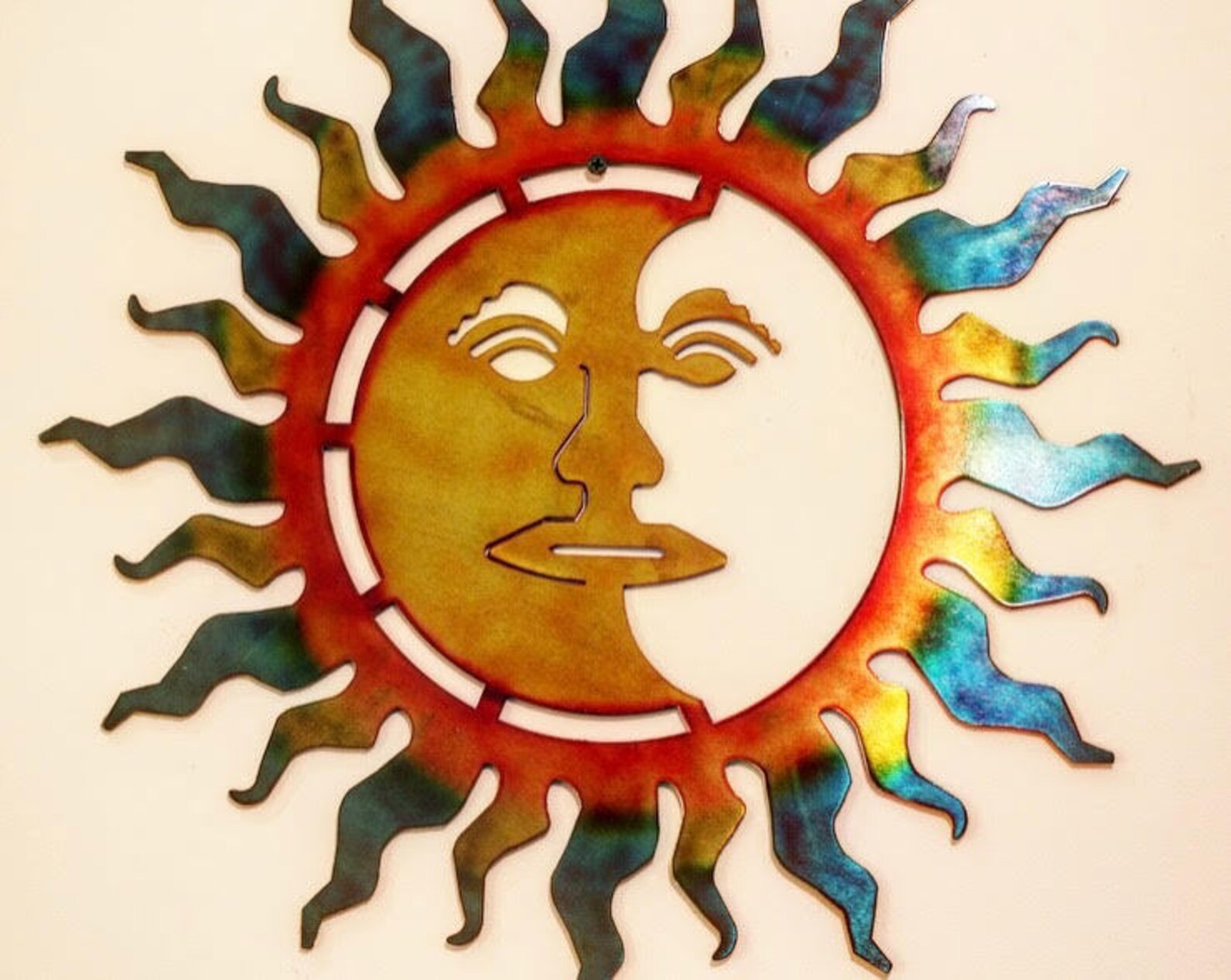 Metal Sun Laser Cut Metal Sun Laser Cut Wall Art Wall Art | Etsy