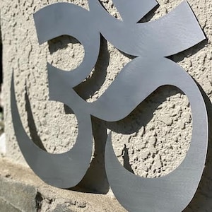 Metal OM Sign Wall Art, OM, Aum, Aum Art , Om Wall Art, Wall Art, Metal ...