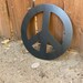 Metal Peace Sign, Metal Peace Sign Wall Art, Metal Wall Art, Wall Art ...