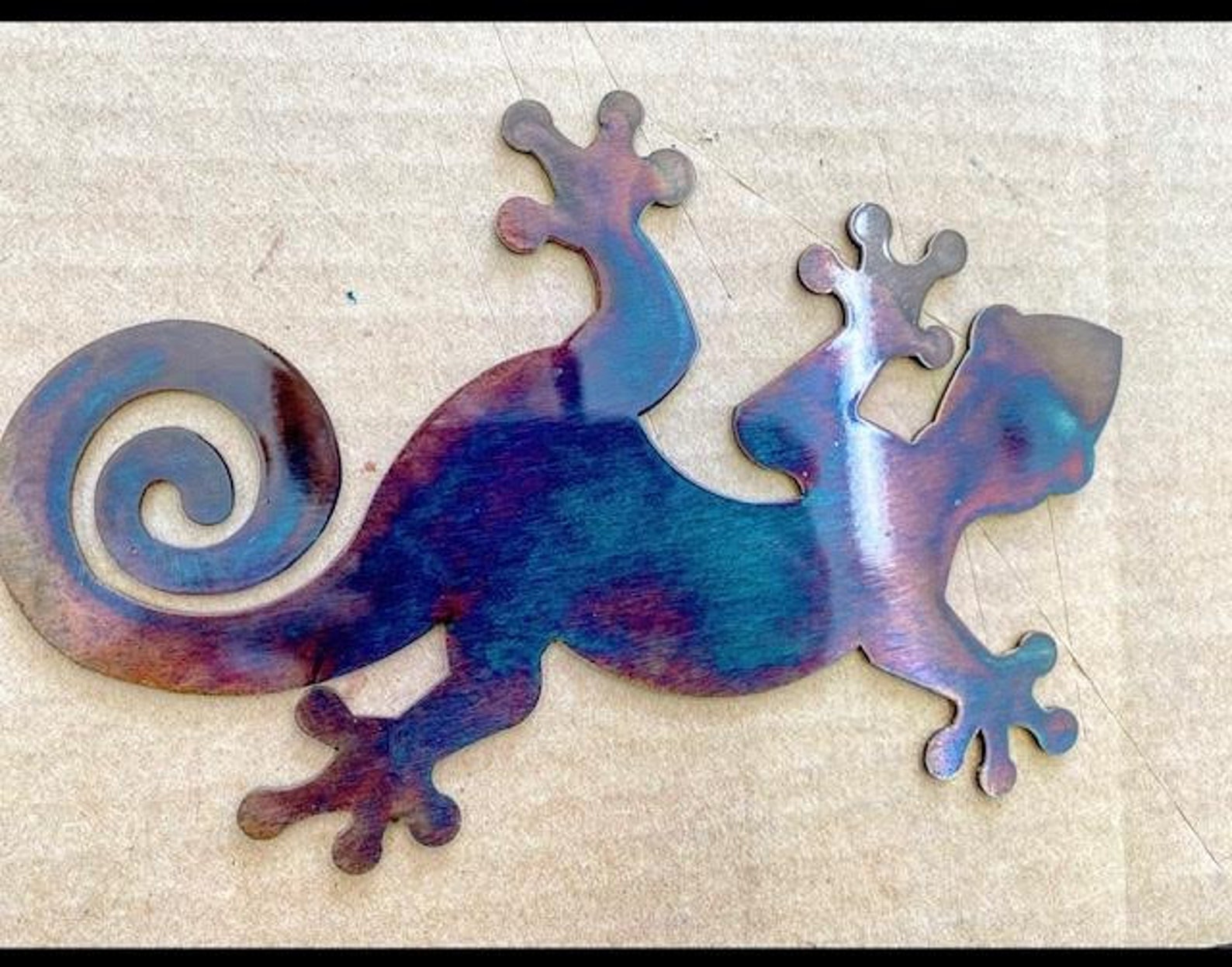 Metal Lizard Metal Gecko Laser Cut Wall Decor Gecko Wall - Etsy