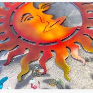 Metal Sun, Laser Cut Metal Sun, Laser Cut Wall Art, Wall Art, Wall ...
