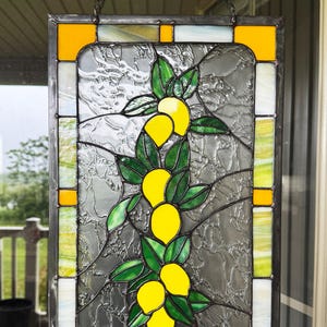 Lemons in Stained Glass - Etsy