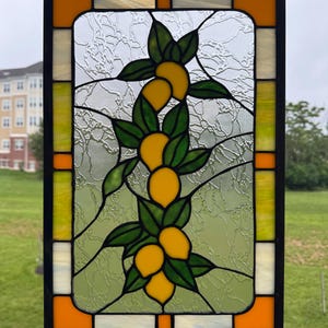 Lemons in Stained Glass - Etsy