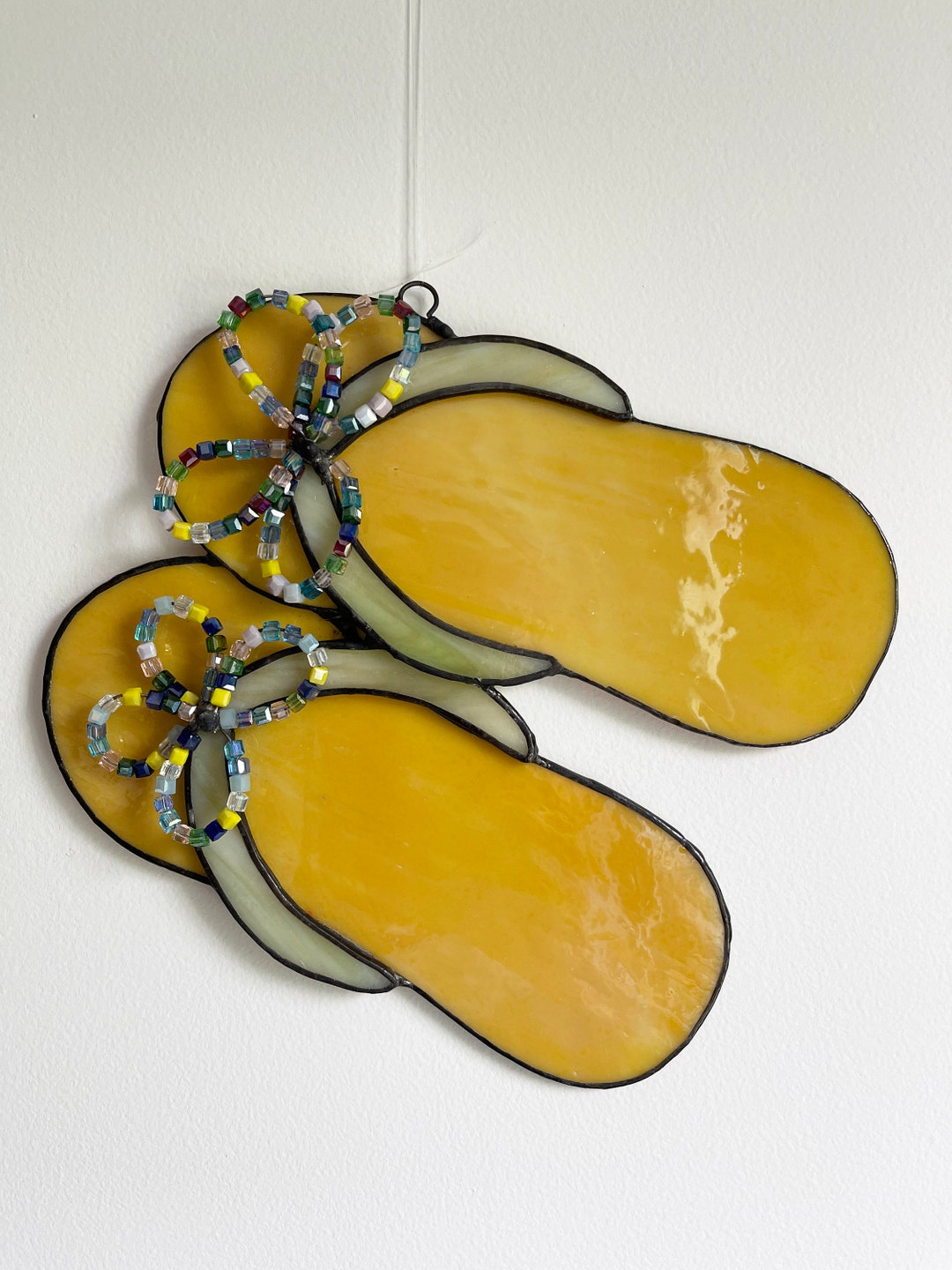 Stained Glass Flip Flops - Etsy