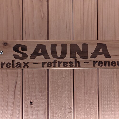Sauna Sign - Etsy