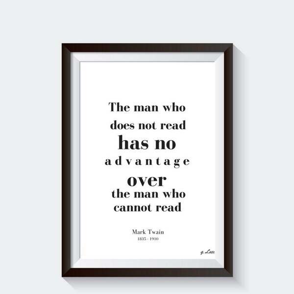 Quote About Reading - Etsy