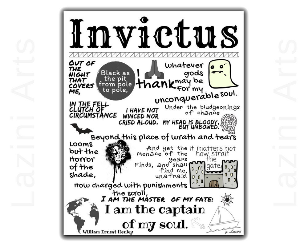 Invictus Poem Iphone Wallpaper