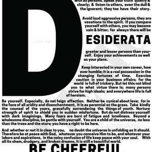 Desiderata. Calligraphy. Desiderata Poem. Max Ehrmann. Desiderata ...