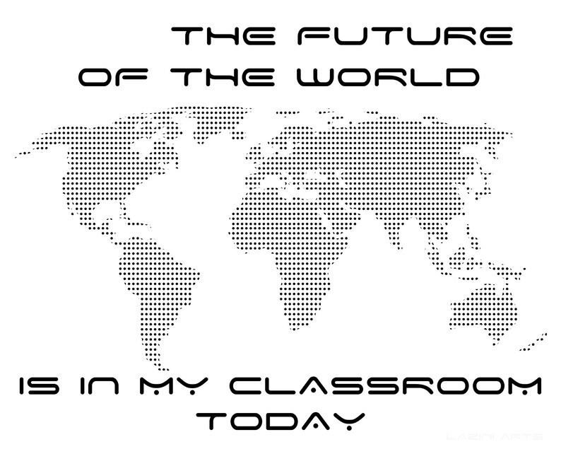 Classroom Poster: the Future of the World is in My Classroom - Etsy