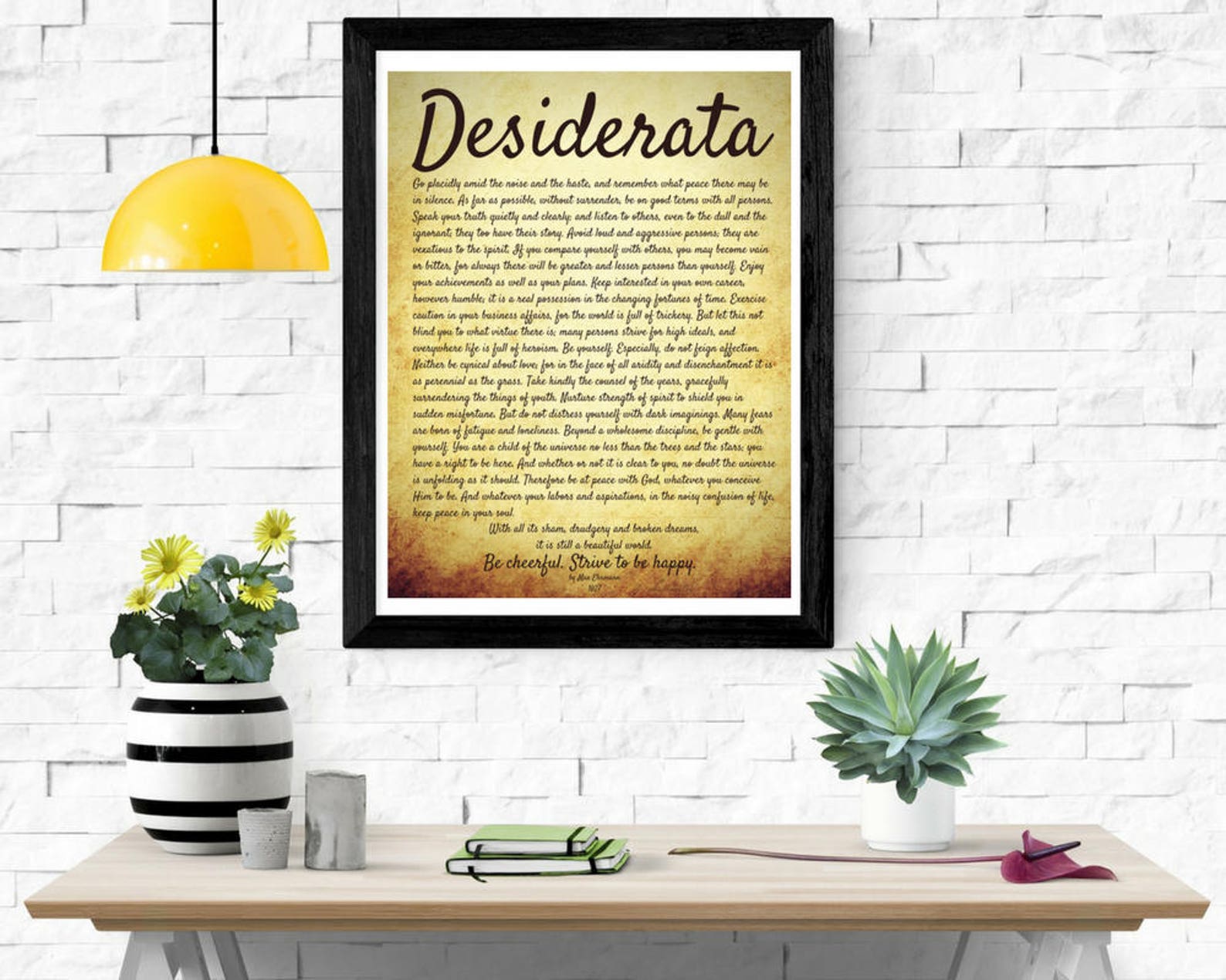 Desiderata. Desiderata Poster. Desiderata Poem. Full Text. Full Poem ...
